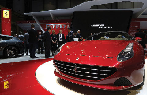 Ferrari counts on brand pull to thrive in niche