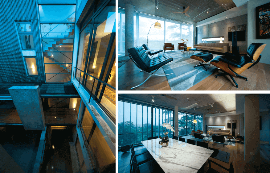 Architect of his own serenity