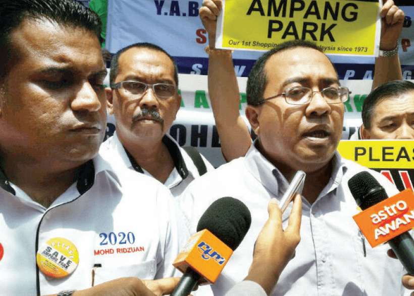 Ampang Park shop owners, tenants hold protest